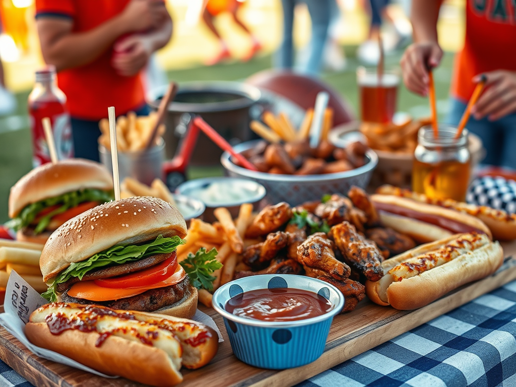 Top Tailgating Menu: Grilled Favorites, Finger Foods, Dips & Chips ...